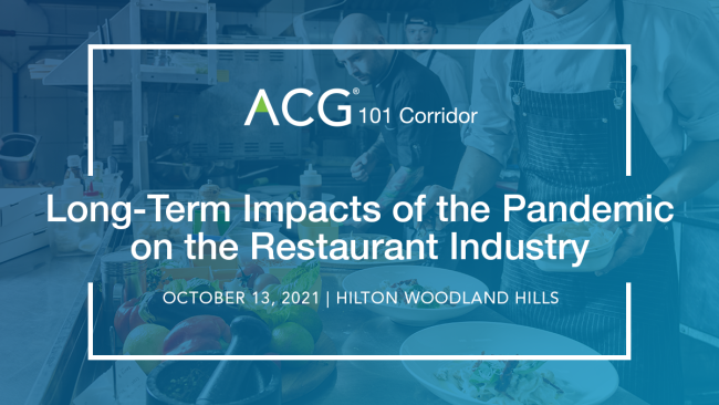 ACG 101 Restaurant Industry Panel | ACG 101 Corridor