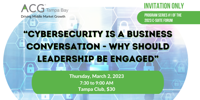 Cybersecurity is A Business Conversation – Why Should Leadership be ...