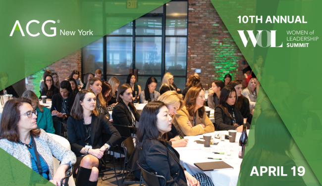 ACG NY 10th Annual Women of Leadership Summit | ACG New York