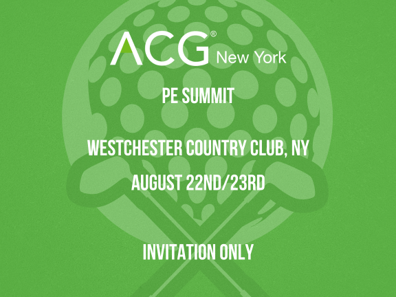 ACG NY PE Summit 2023 | ACG New York