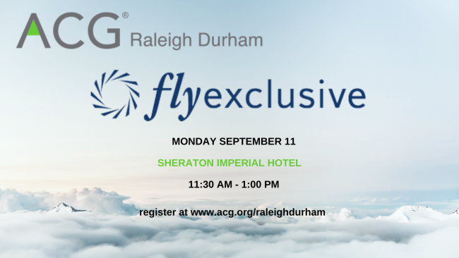 ACG Raleigh Durham: flyExclusive SPAC | ACG Raleigh Durham
