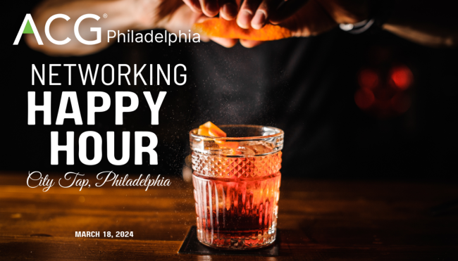 2024 ACG Philadelphia | Networking Happy Hour at City Tap House -- SOLD ...