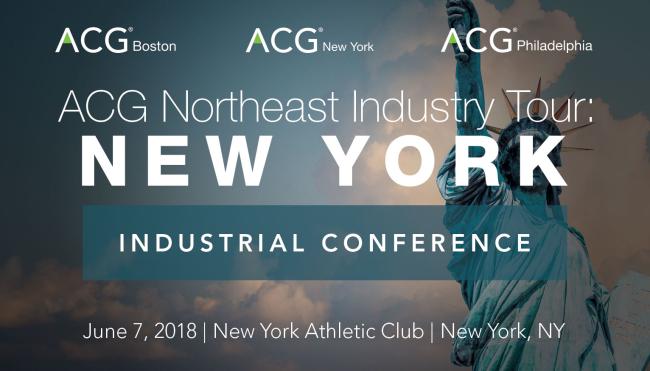 ACG Northeast Industry Tour: Industrial Conference (ACG New York) | ACG Boston