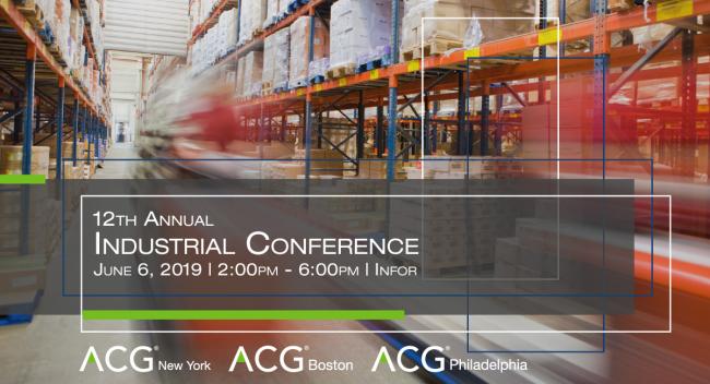 ACG Northeast Industry Tour: 12th Annual Industrial Conference (ACG New ...