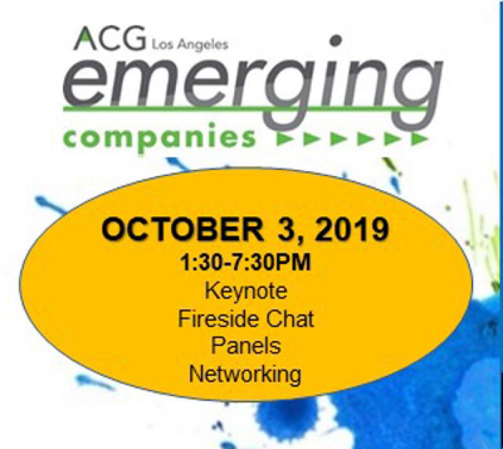 ACG LA Emerging Companies Summit 2019 | ACG Los Angeles