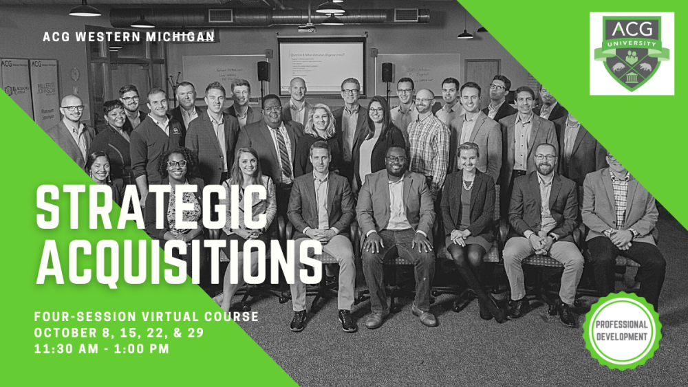 ACG University: Strategic Acquisitions | ACG W. Michigan