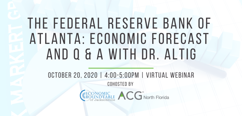The Federal Reserve Bank of Atlanta: Economic Forecast and Q&A with Dr ...