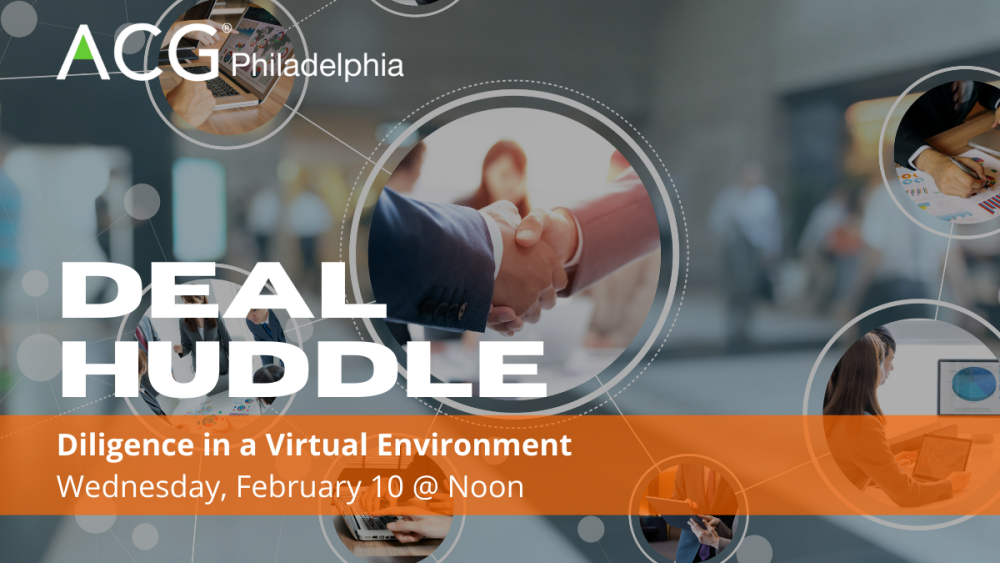 Virtual Due Diligence – A Huddle Discussion for Acquirers | ACG ...
