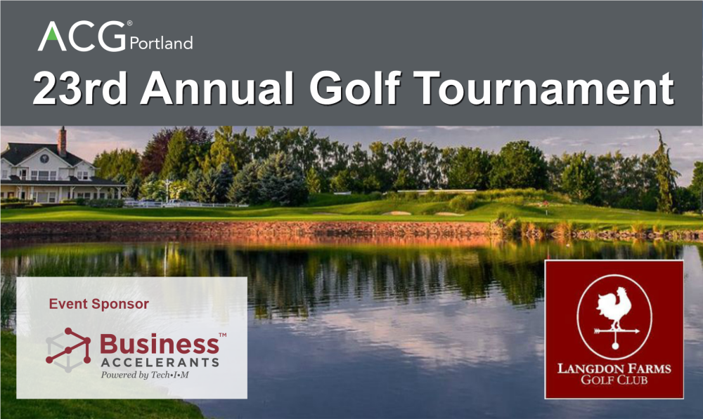23rd Annual ACG Portland Golf Tournament | ACG Portland