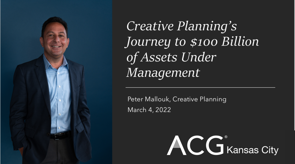 Creative Planning’s Journey to $100 Billion of Assets Under Management ...