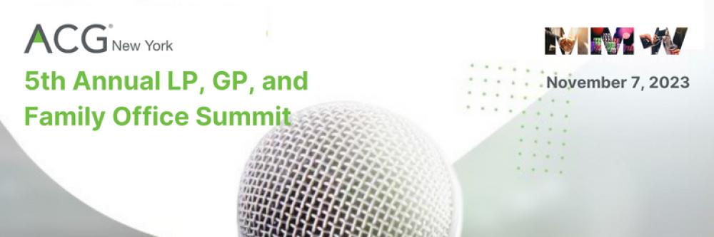 LP, GP and Family Office Dinner - November 7 | ACG New York