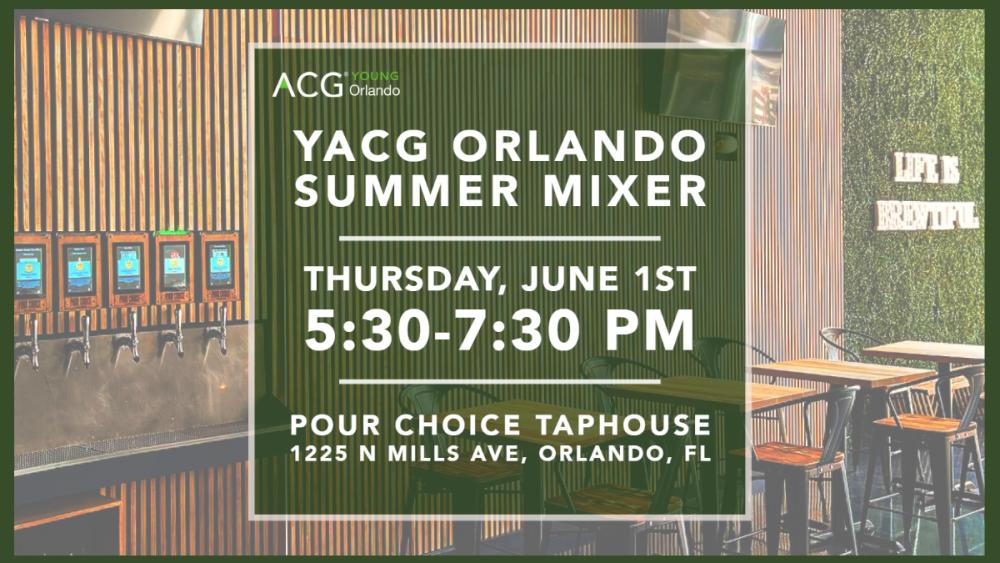 YACG Orlando Summer Mixer | ACG Orlando