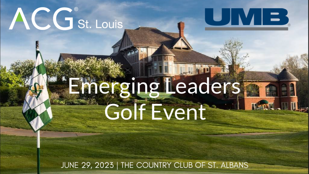 2023 STL Emerging Leaders Golf Event (By Invitation Only) | ACG St. Louis