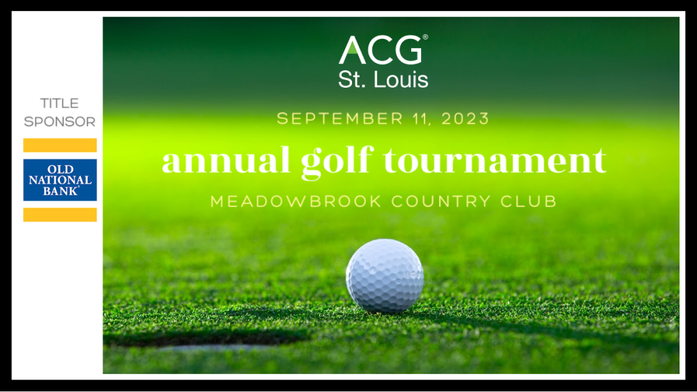 2023 STL Annual Golf Tournament | ACG St. Louis