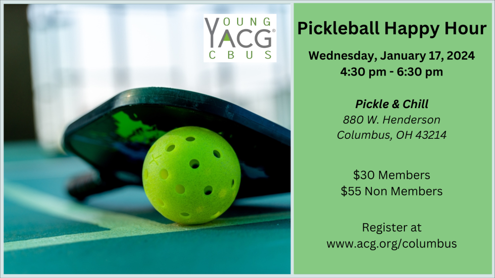 YACG Columbus Pickleball Happy Hour | ACG Columbus