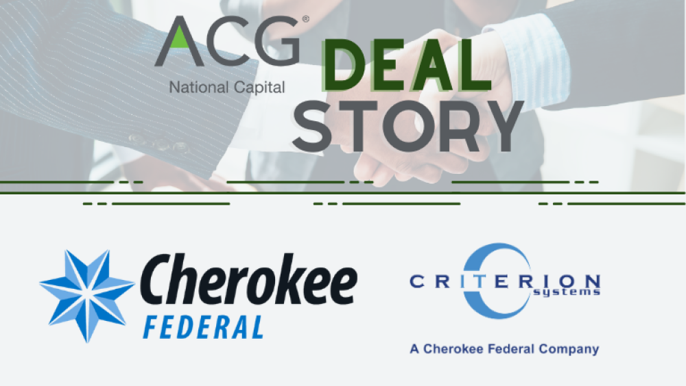 ACG Deal Story: Cherokee Federal Acquisition of Criterion | ACG ...