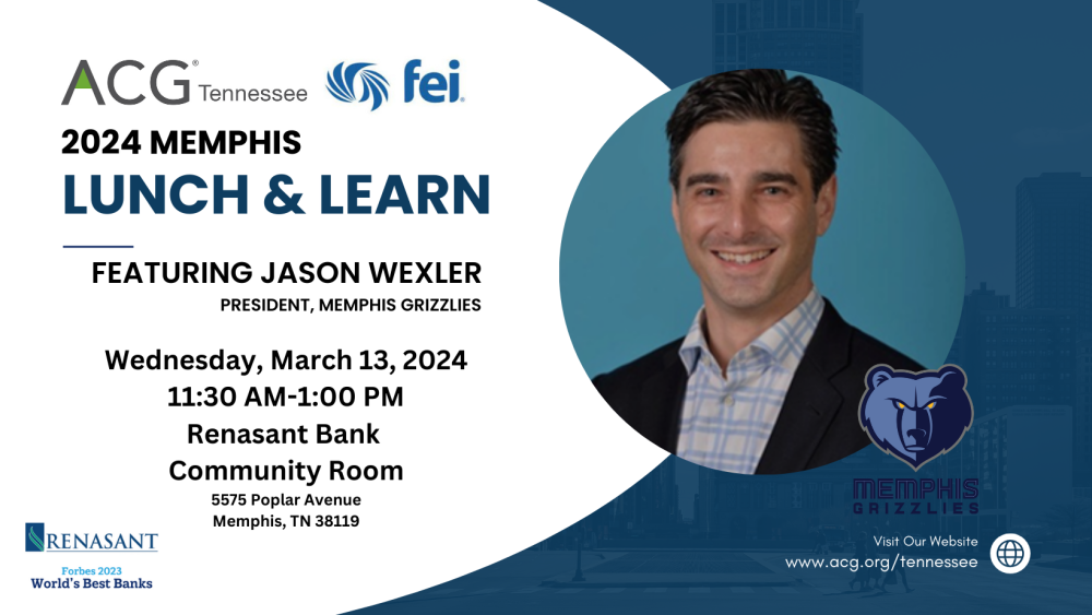 031324 Memphis L&L with Jason Wexler | ACG Tennessee