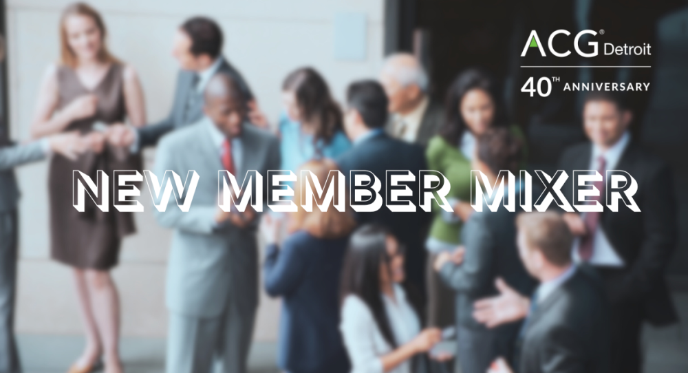 ACG Detroit | Spring 2024 New Member Mixer | ACG Detroit