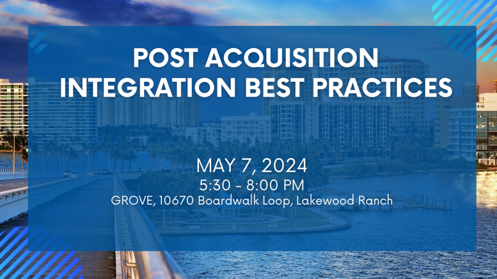 Sarasota - Integration Best Practices | ACG Tampa Bay
