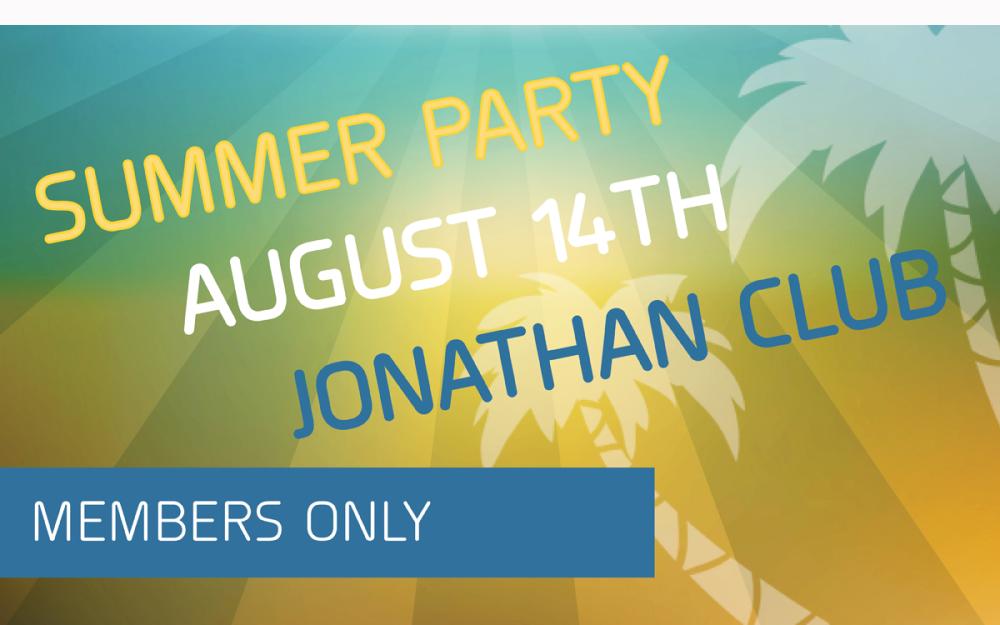 ACGLA - MEMBERS ONLY Summer Party - Jonathan Beach Club - Aug. 14, 2018 ...